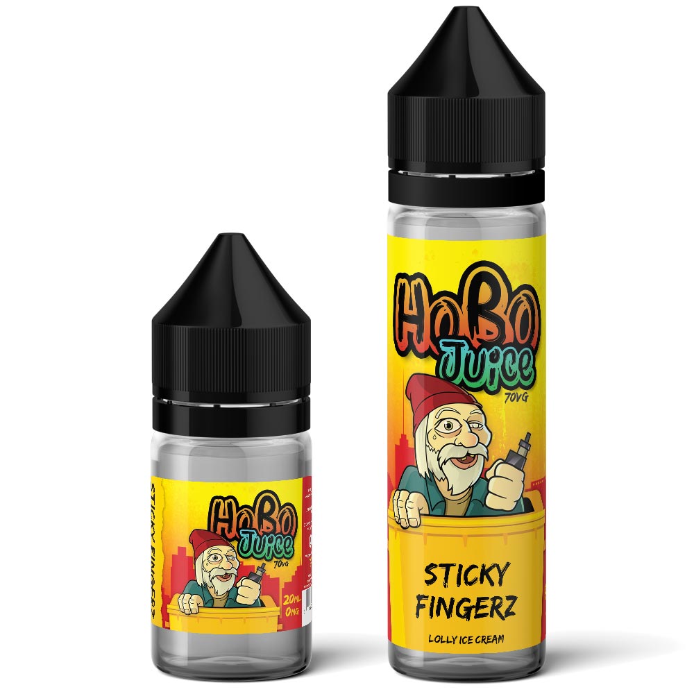 Sticky Fingerz e-liquid by Hobo Juice (50ml) | Vape Cosmic Clouds®